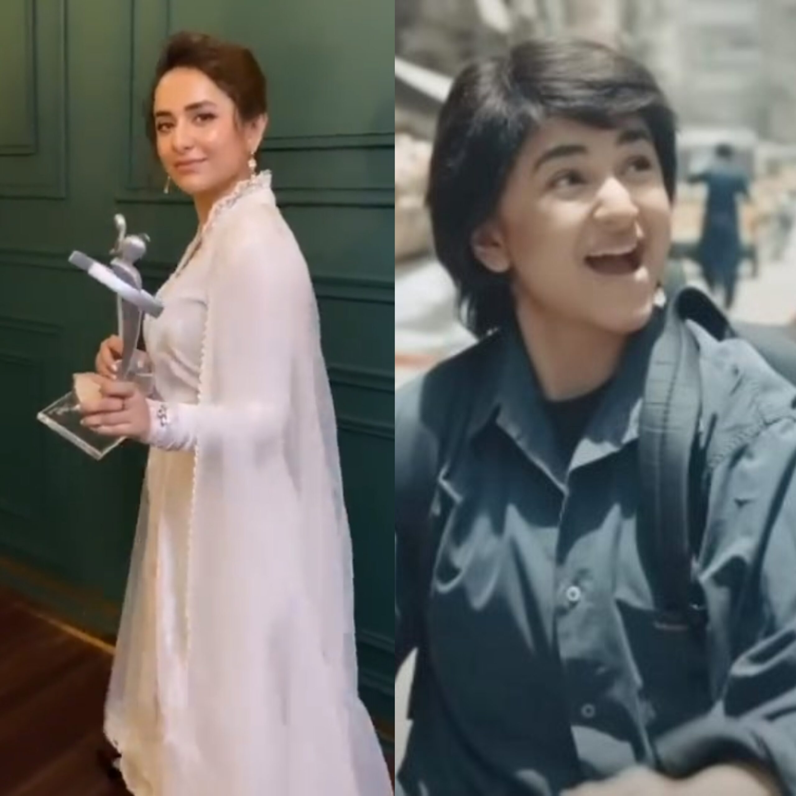 Yumna Zaidi bags 'best actress' award at LSA 2023 - HUM News English