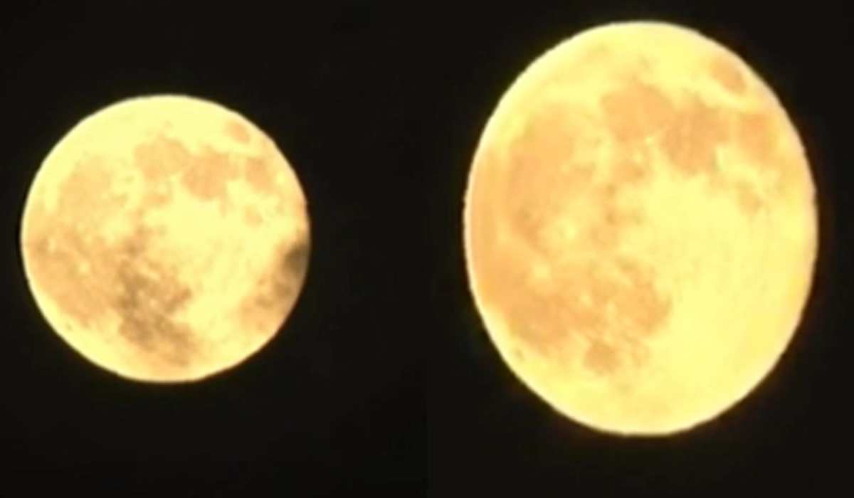 First Supermoon of the year lights up skies worldwide - HUM News English
