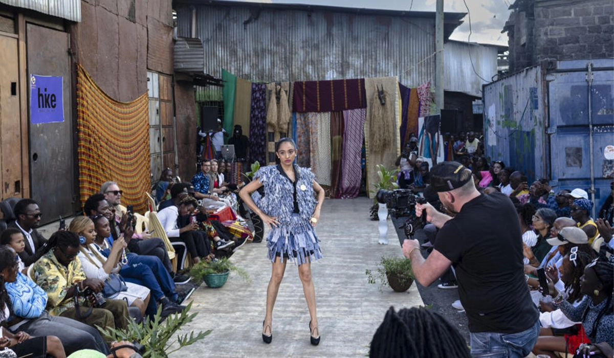Designers transforming used clothes into art in Kenya