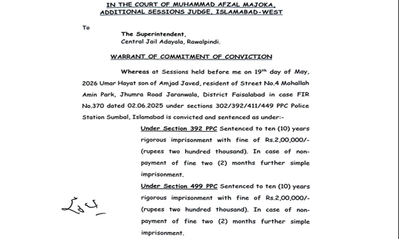Court gives death sentence to accused in Sana Yusuf murder case - HUM ...